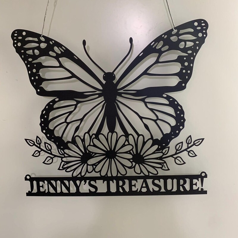 Butterfly Garden Sign - Etsy