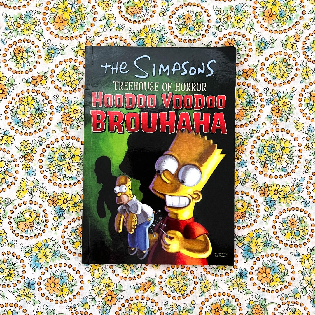 Vintage the Simpsons Treehouse of Horror Hoodoo Voodoo Brouhaha Graphic ...