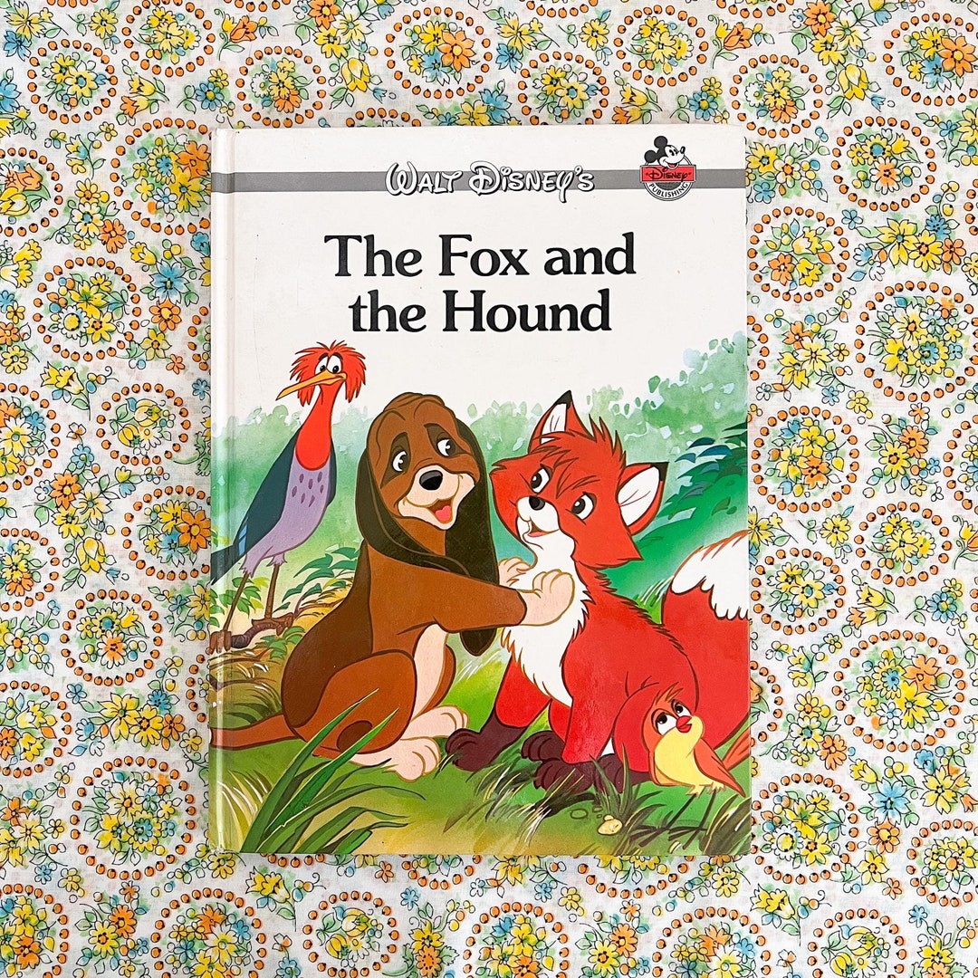 Vintage the Fox and the Hound Book - Happy Time Books 1992 - Walt ...