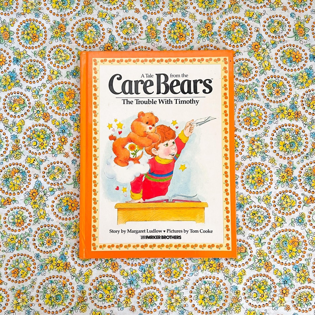 Vintage Book Care Bears the Trouble With Timothy 1983 Parker Brothers ...