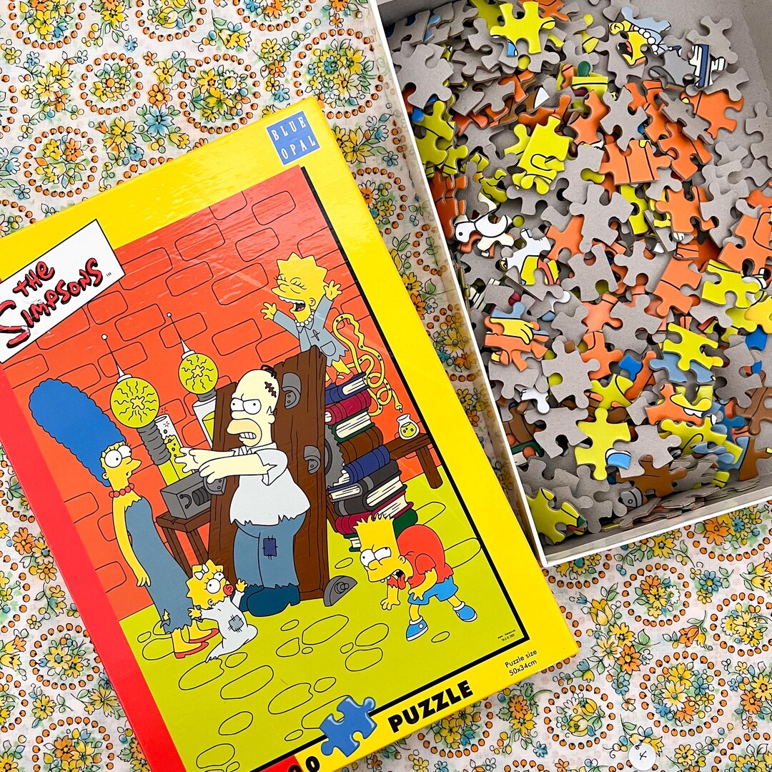 Vintage Simpsons Puzzle 300 Piece 2003 Complete, in Box Halloween ...