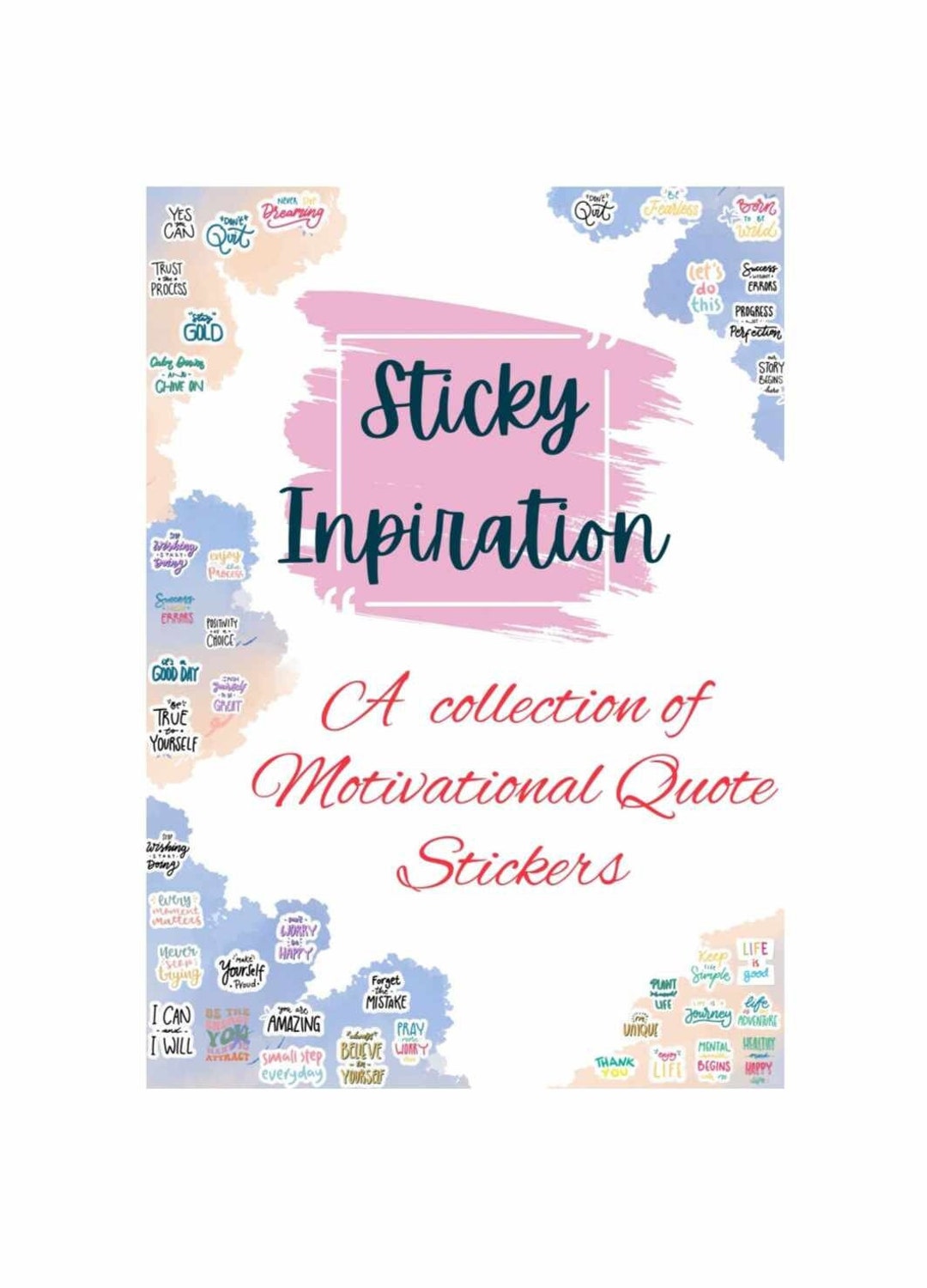 200 Inspirational and Motivational Digital Stickers, Sticky Inspiration ...