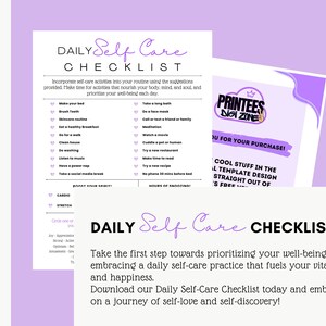 Editable Daily Checklist | Instant Download | Printable PDF ...