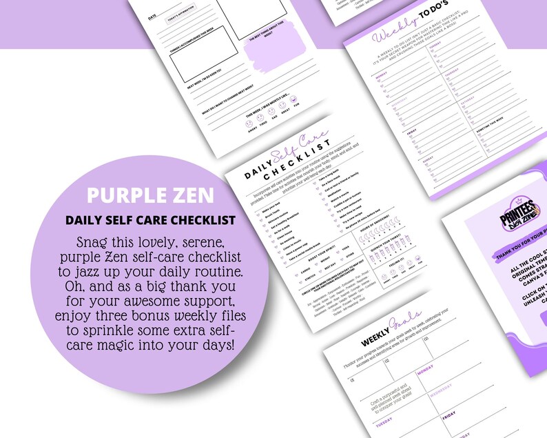 Editable Daily Checklist | Instant Download | Printable PDF ...