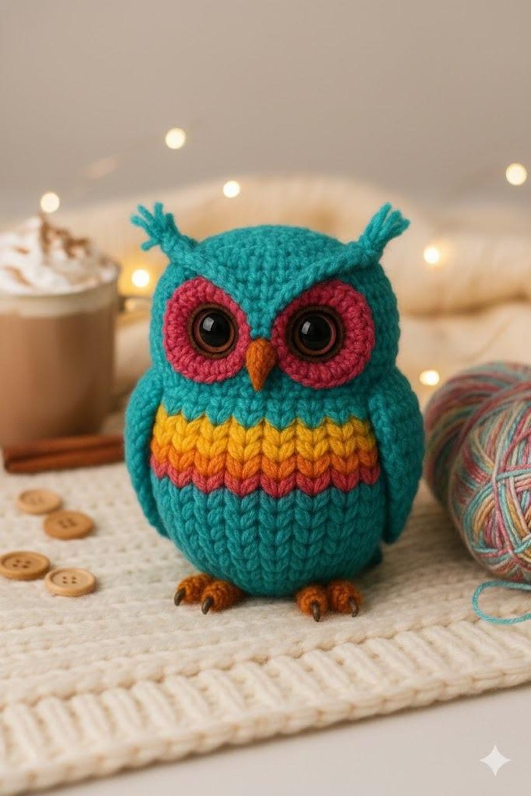 Easy No-sew Crochet Owl Pattern PDF – Beginner-friendly Amigurumi Owl ...