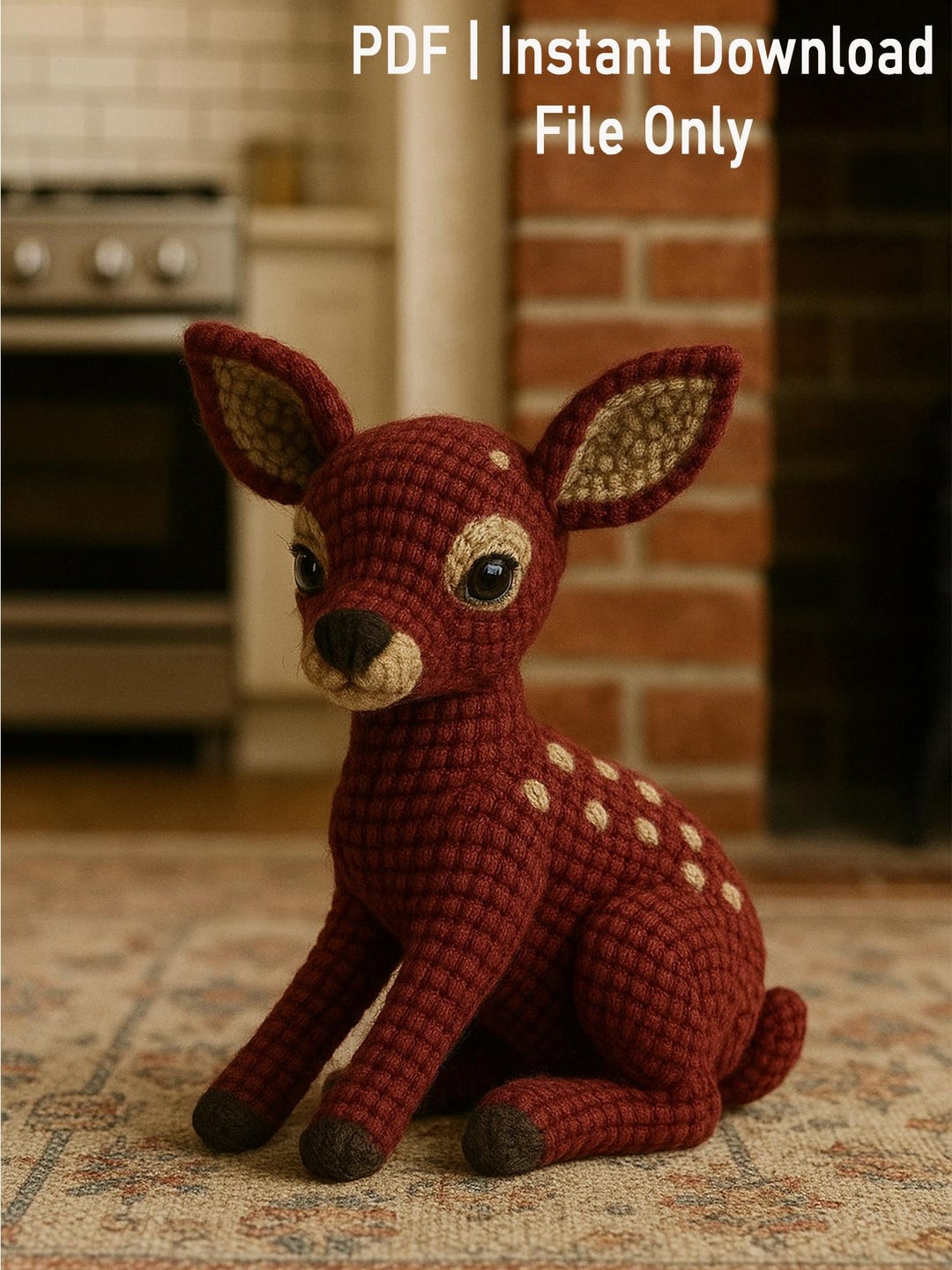 Crochet Fawn Pattern for Intermediate Makers – DIY Amigurumi Woodland ...