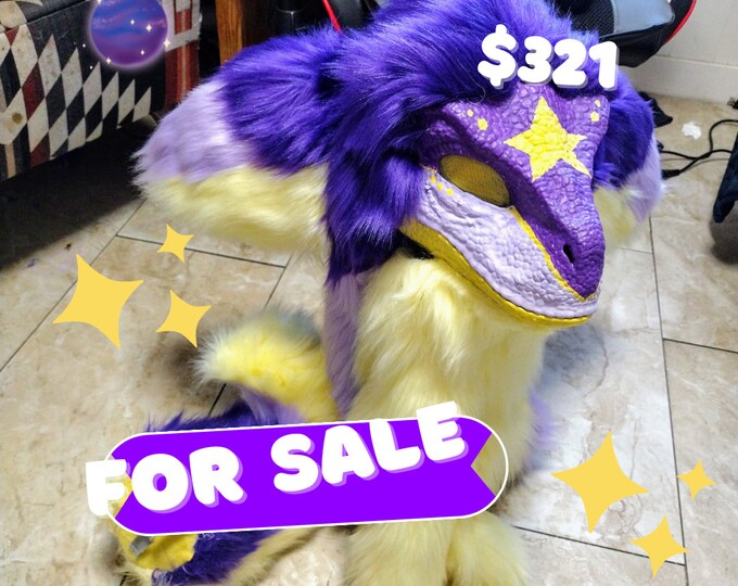 Venus ~ Velociraptor Manokit Furry Dino Mask ~ Ships Same Day - Etsy