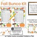 Cute Fall Bunco Score Cards for Fall Bunco Score Cards Sore Cards Fun ...