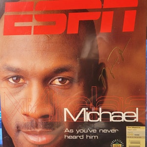 ESPN Michael Jordan Gold Signature - Etsy