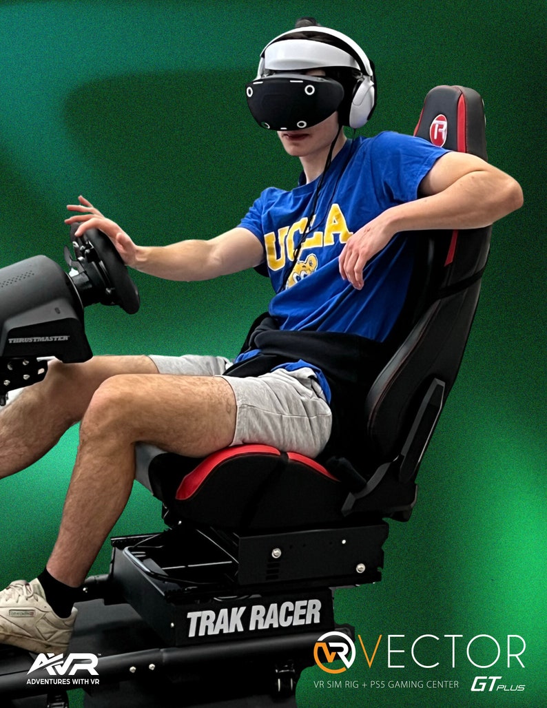 Vector GT+ Haptic VR Racing Sim Rig & PS5 Gaming Center - No Gaming ...