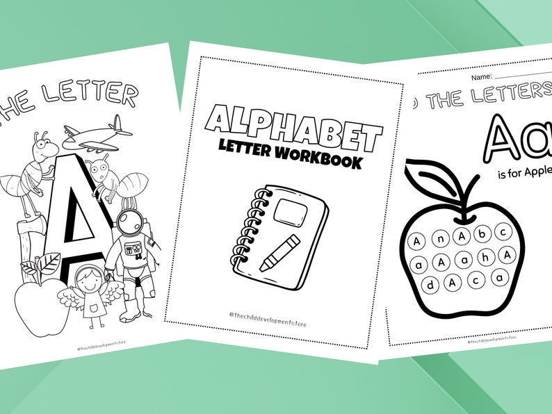 Preschool Activities for Early Learners Letter Practice Workbook for ...