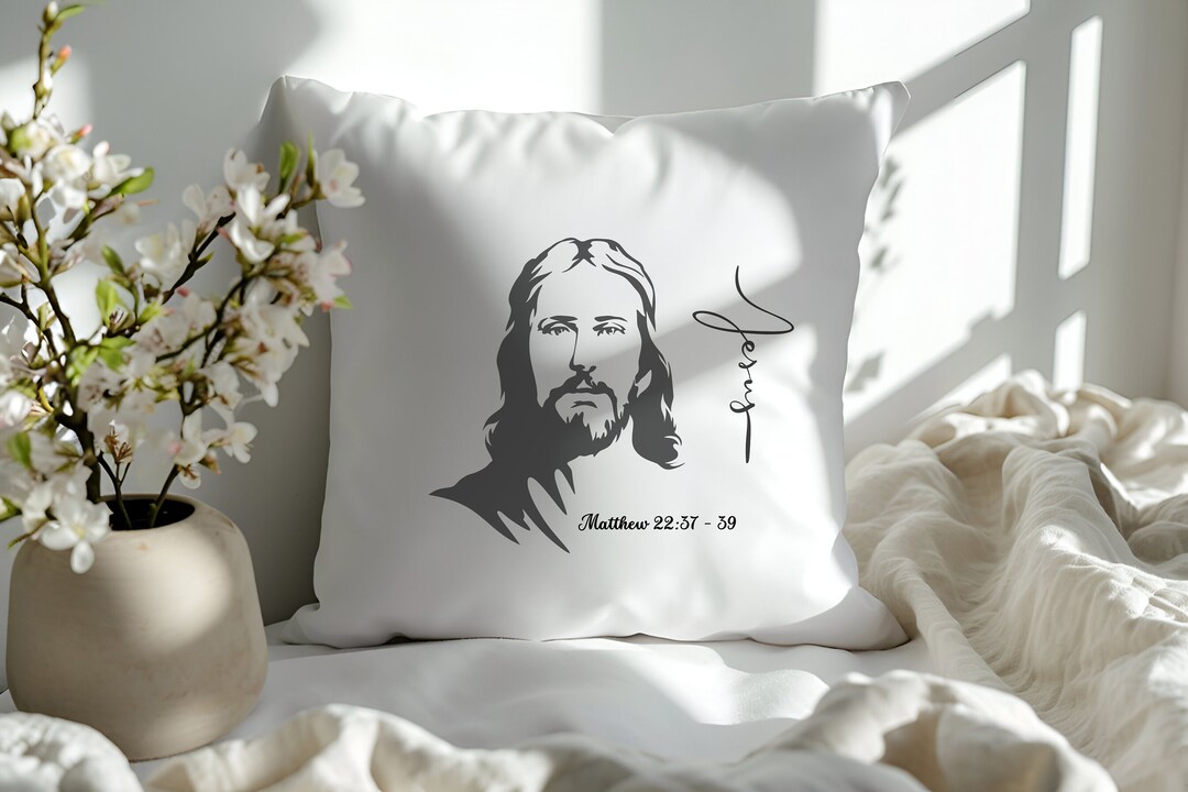 Jesus Christ Pillow - Etsy