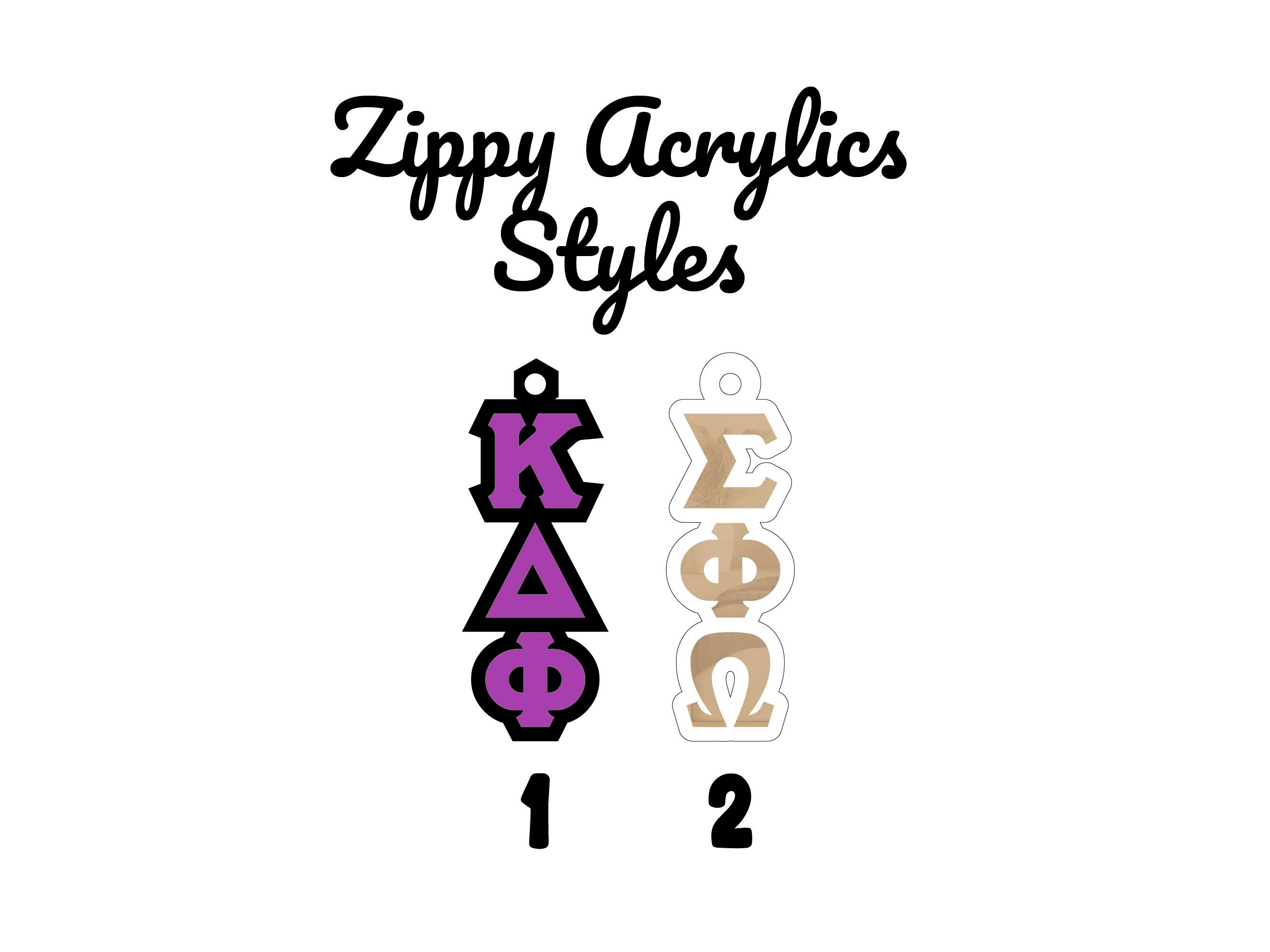 Customized Acrylic Greek Paddle Keychain Greek Keychains Greek Key Fob ...