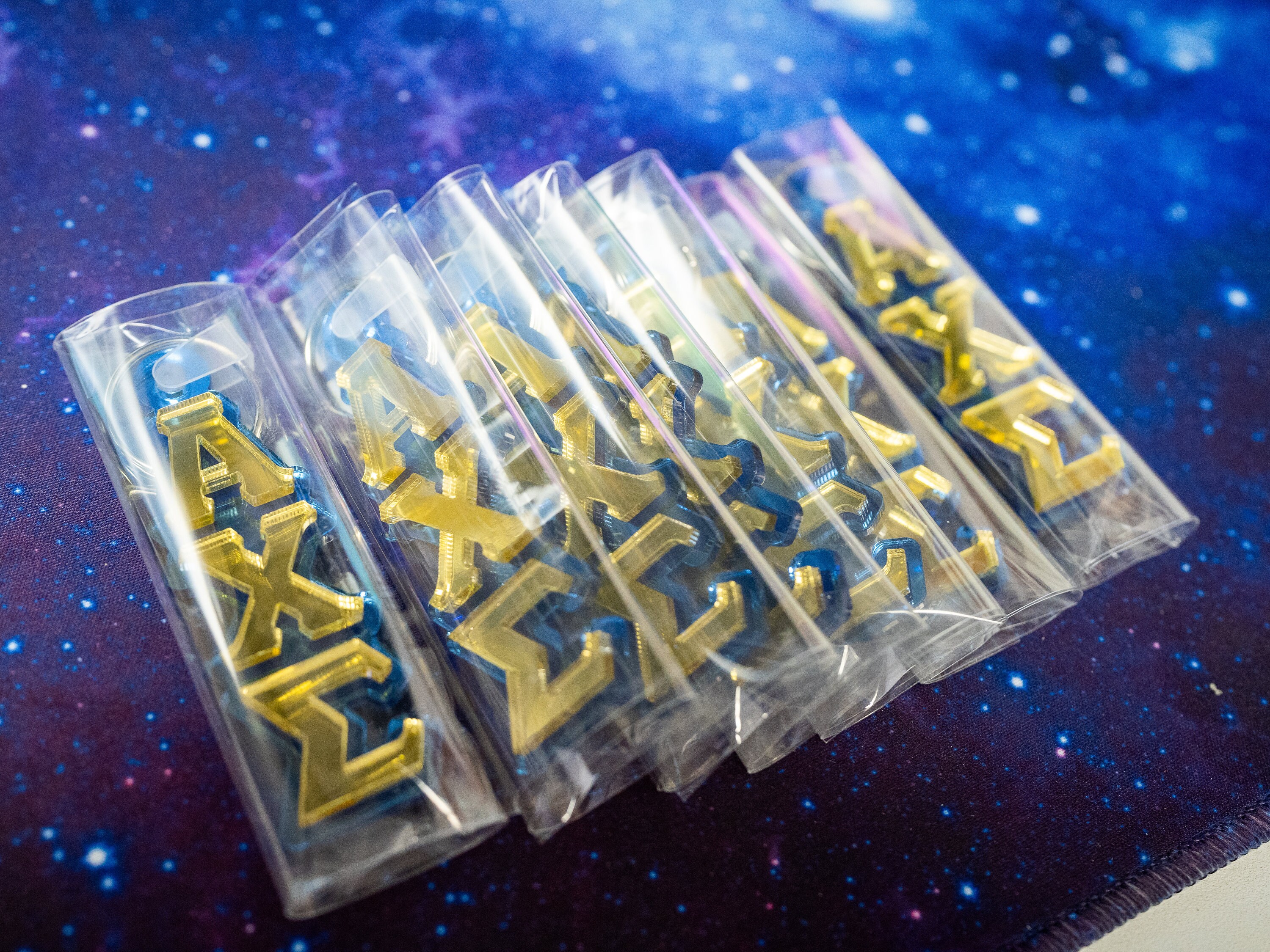 Customized Acrylic Greek Paddle Keychain Greek Keychains Greek Key Fob ...