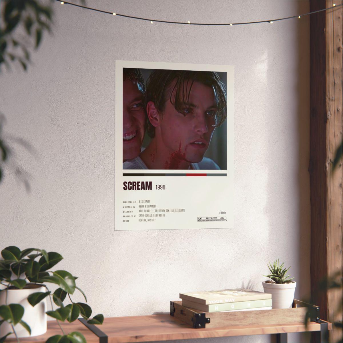Scream (1996) Alternative Poster - 3 Options - Etsy