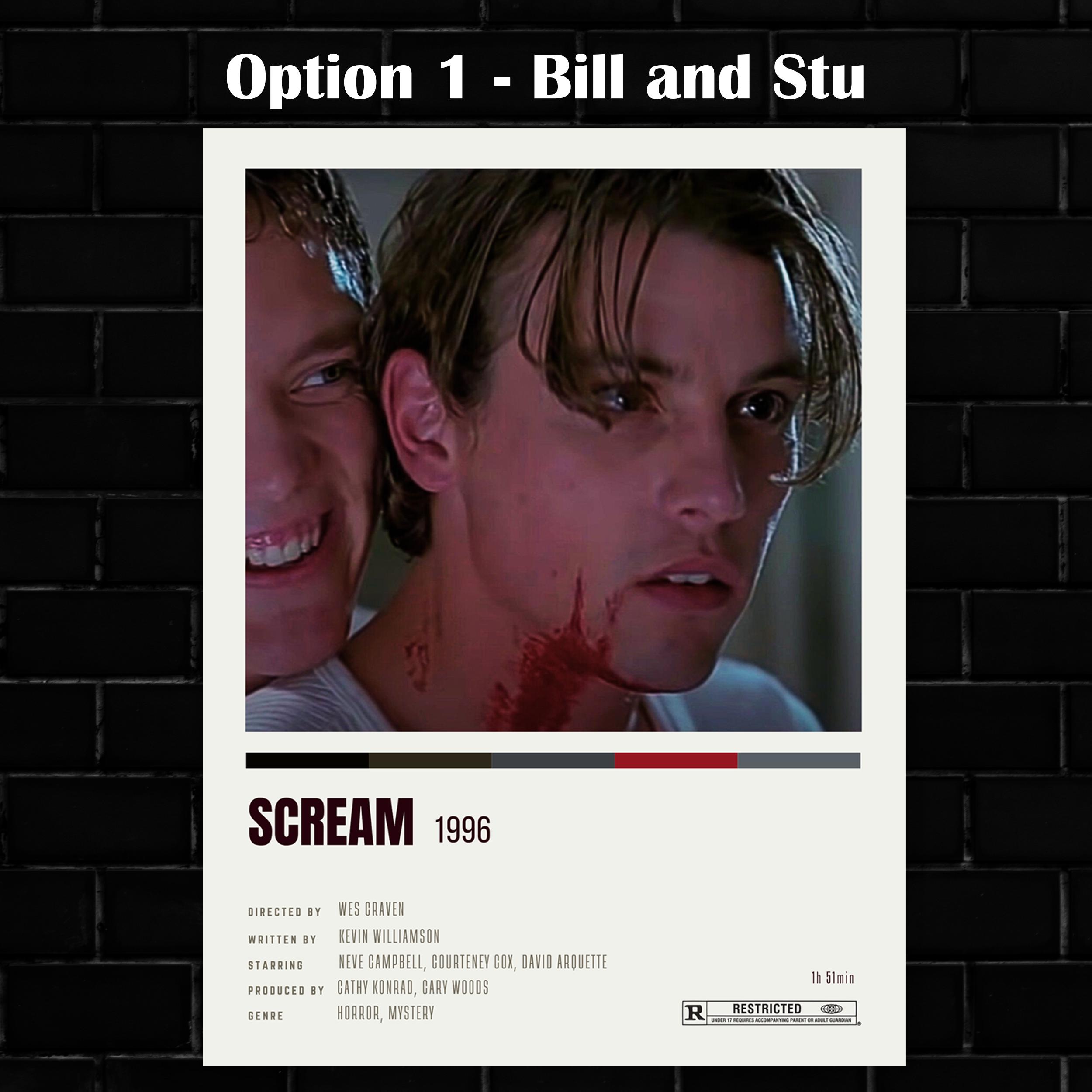 Scream (1996) Alternative Poster - 3 Options - Etsy