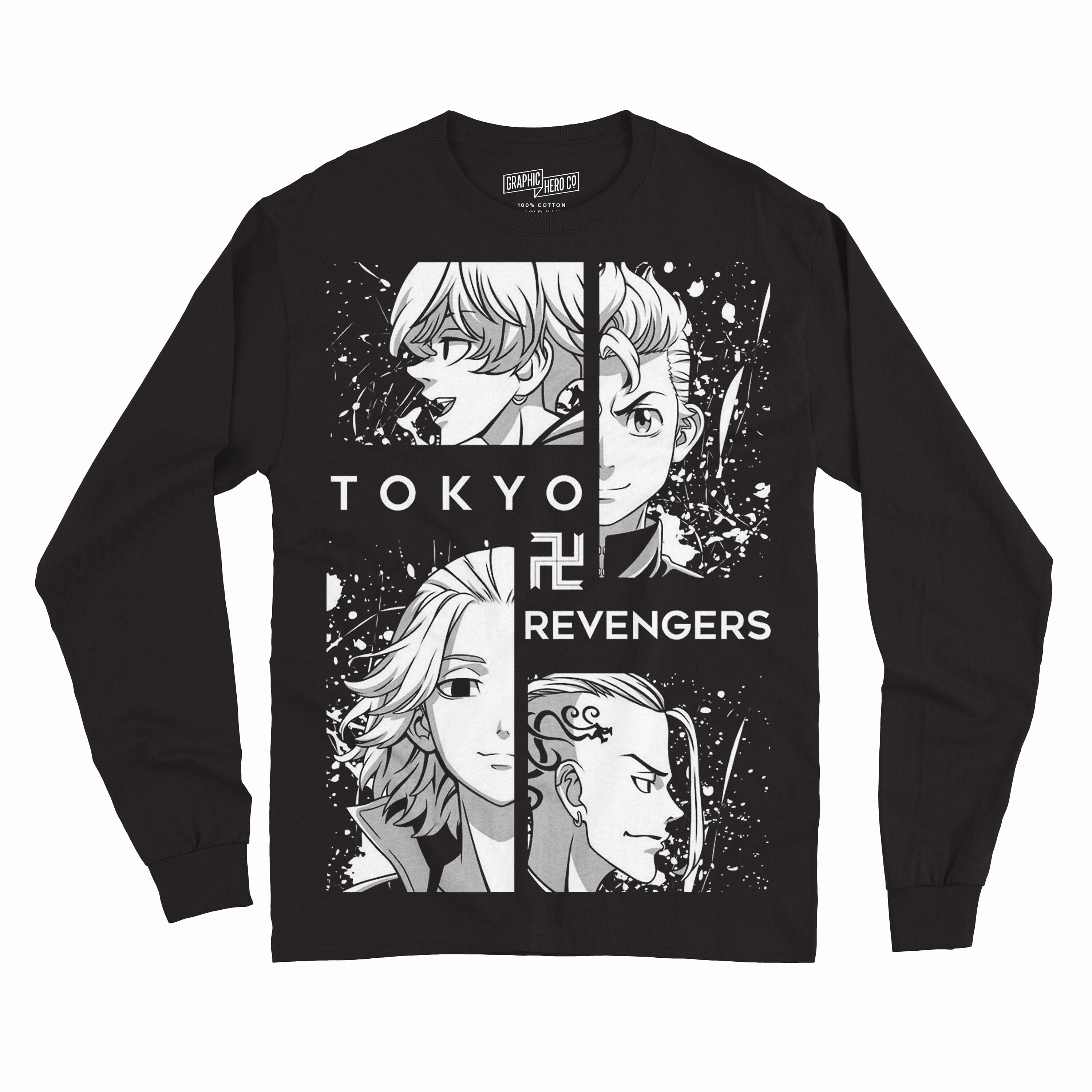 Tokyo Revengers Design Tshirt PNG for Black T-shirt - Etsy
