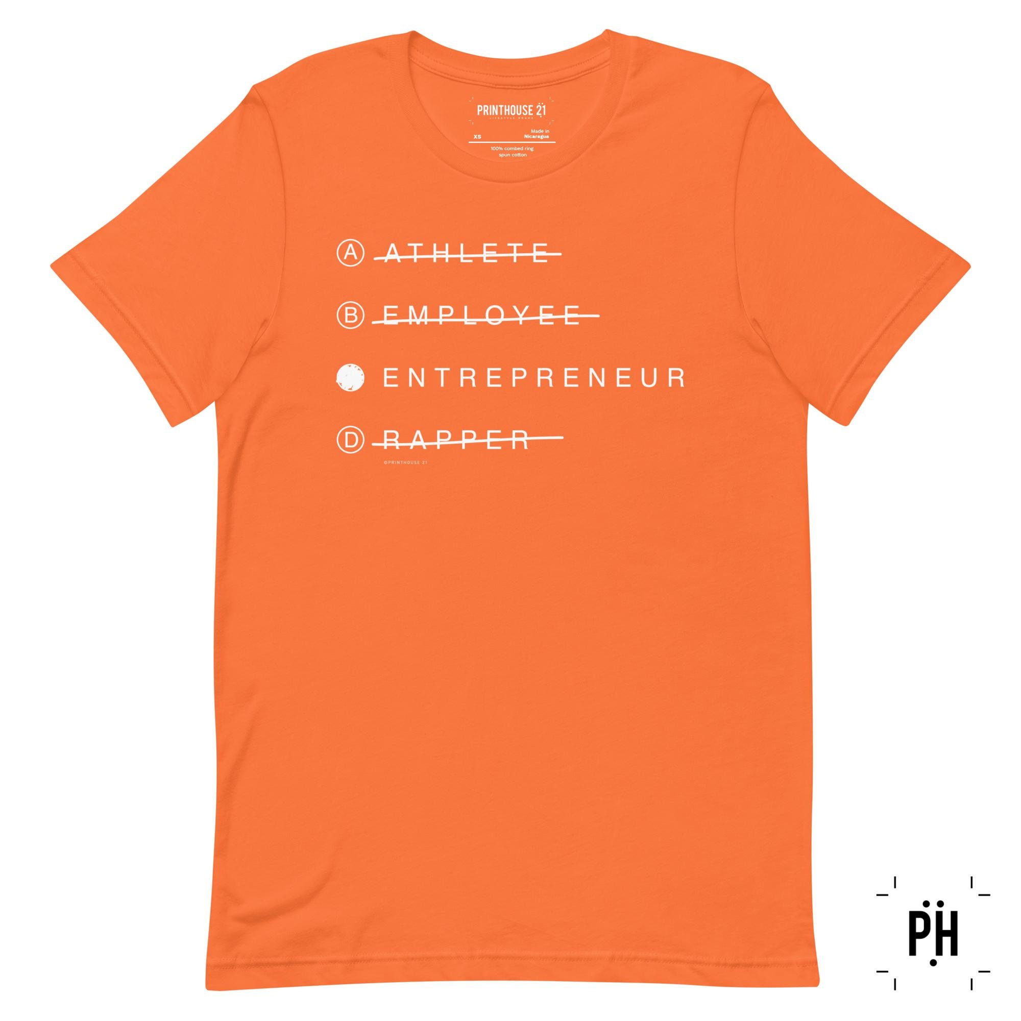 Entrepreneur Multiple Choice Career Unisex T-shirt - Etsy