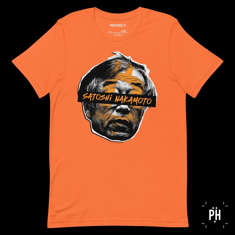 Satoshi Nakamoto BTC Face Unisex T-shirt – Unveil the Mystery | Bitcoin ...