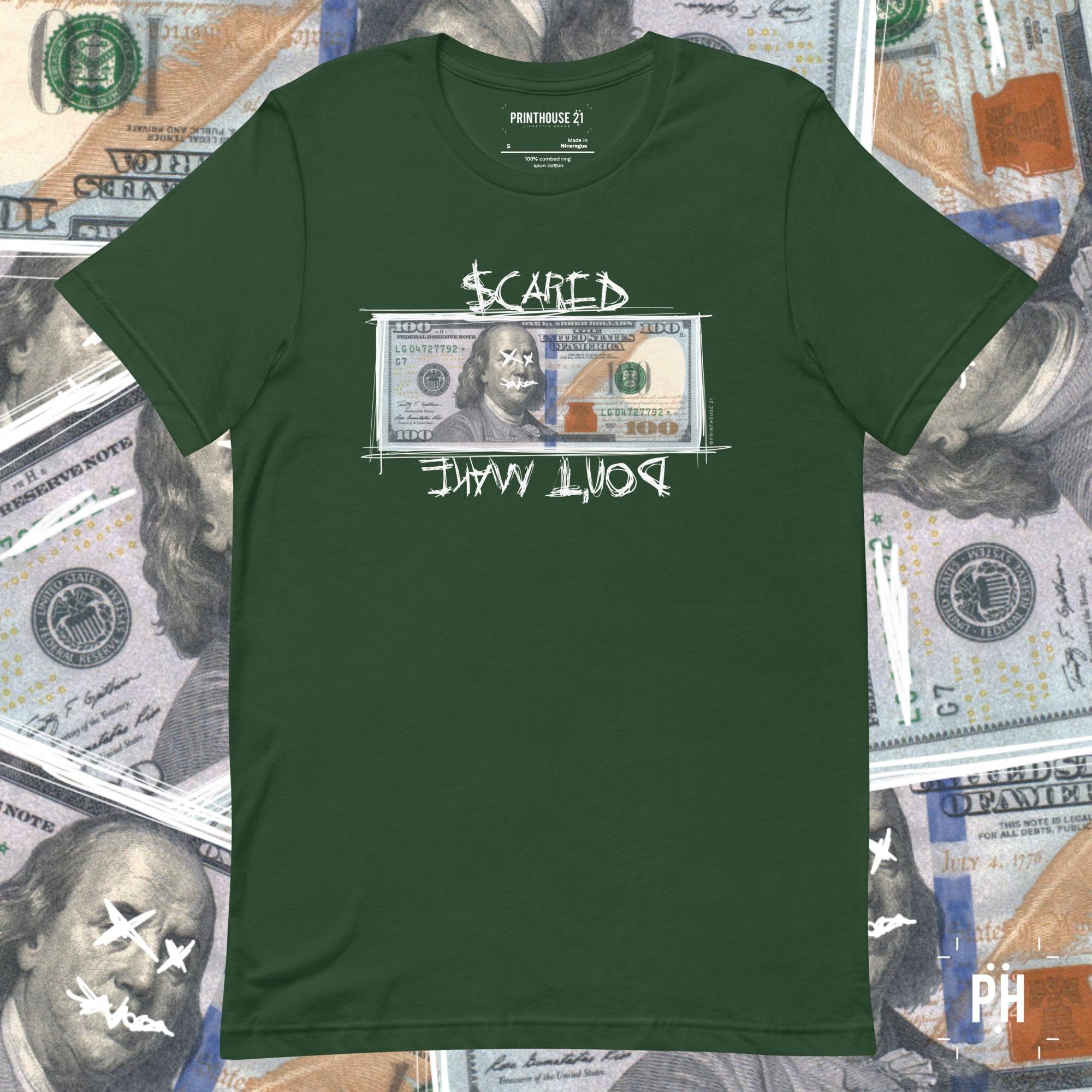 Scared Money Don't Make Money Financial Unisex T-shirt | Bold Statement ...