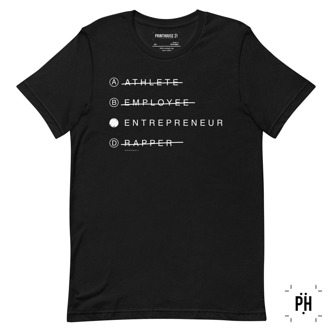 Entrepreneur Multiple Choice Career Unisex T-shirt - Etsy