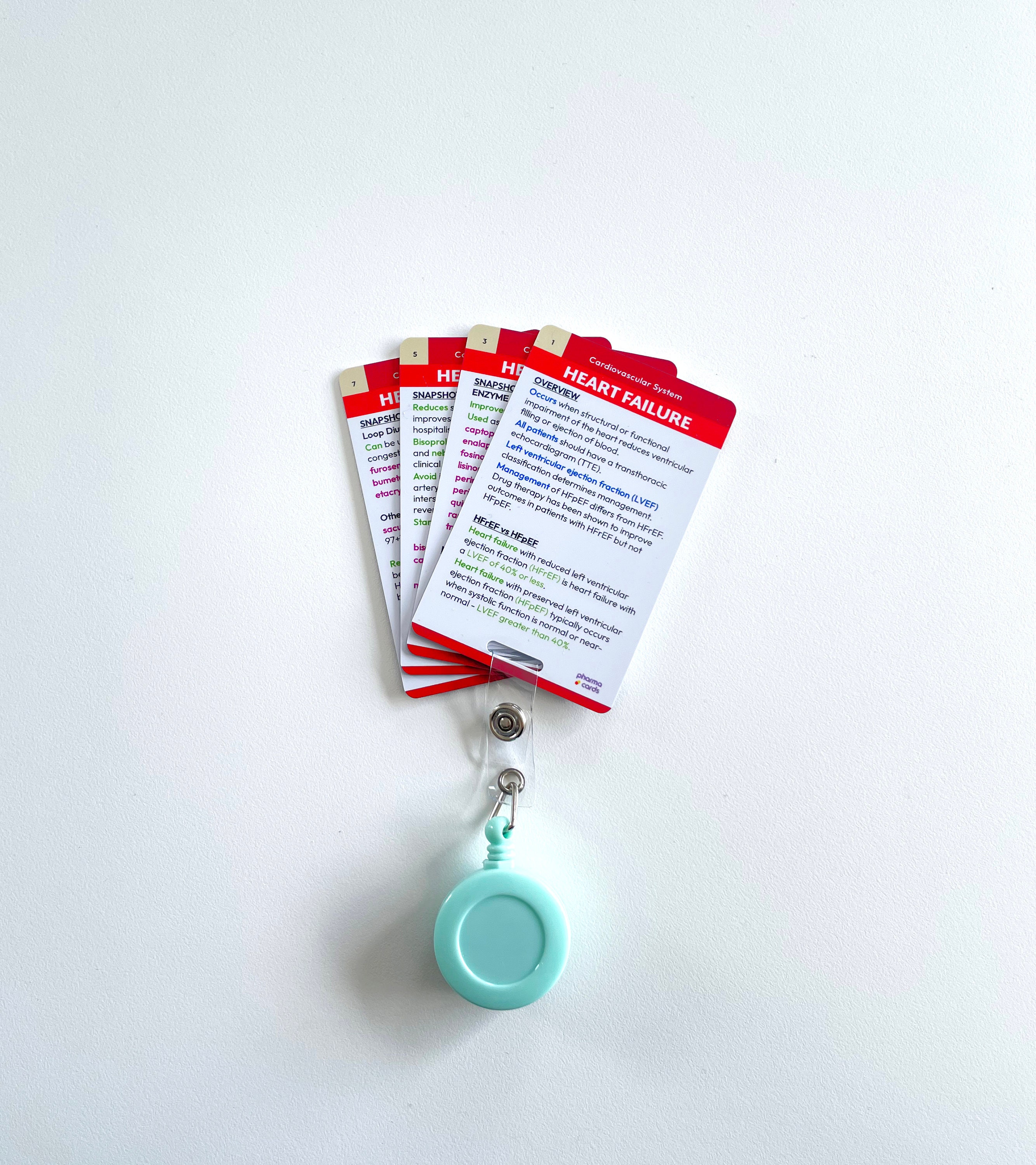 HEART FAILURE Reference Card Bundle - Etsy
