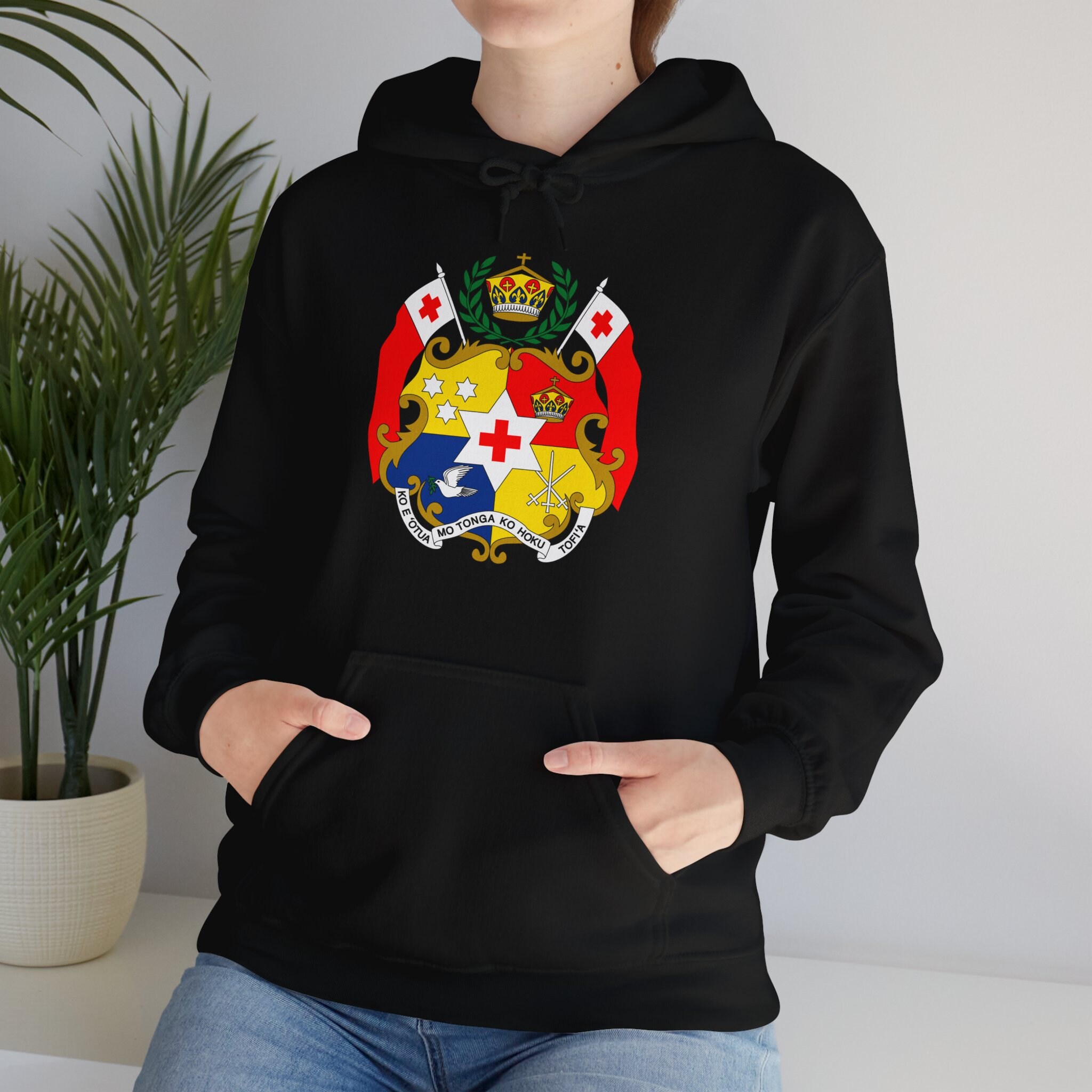 Sila 'o Tonga / Tonga Coat of Arms Unisex Heavy Blend™ Hooded ...