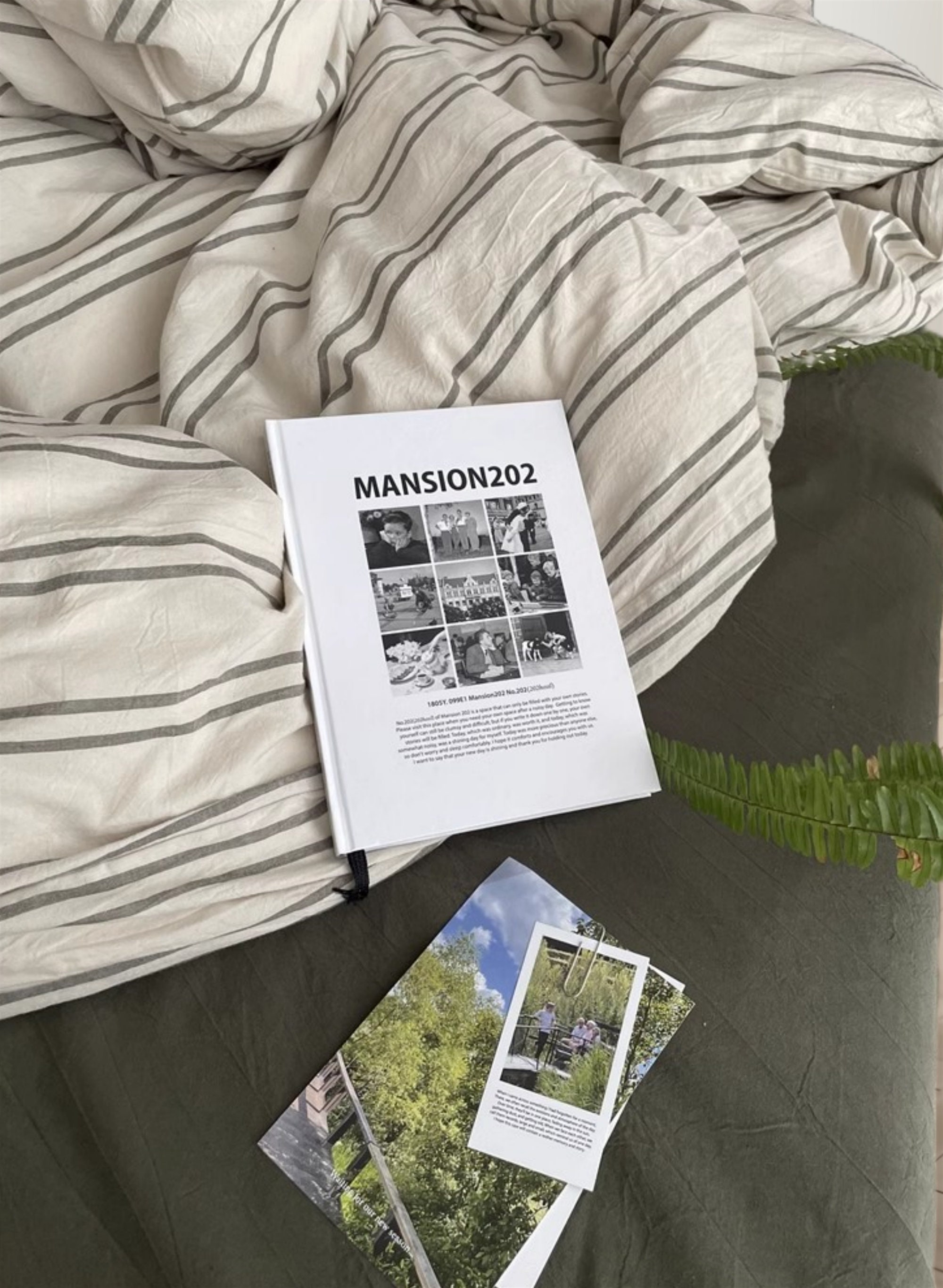 Vintage Green Striped Duvet Covers, 100% Cotton Duvet Covers, Simple ...