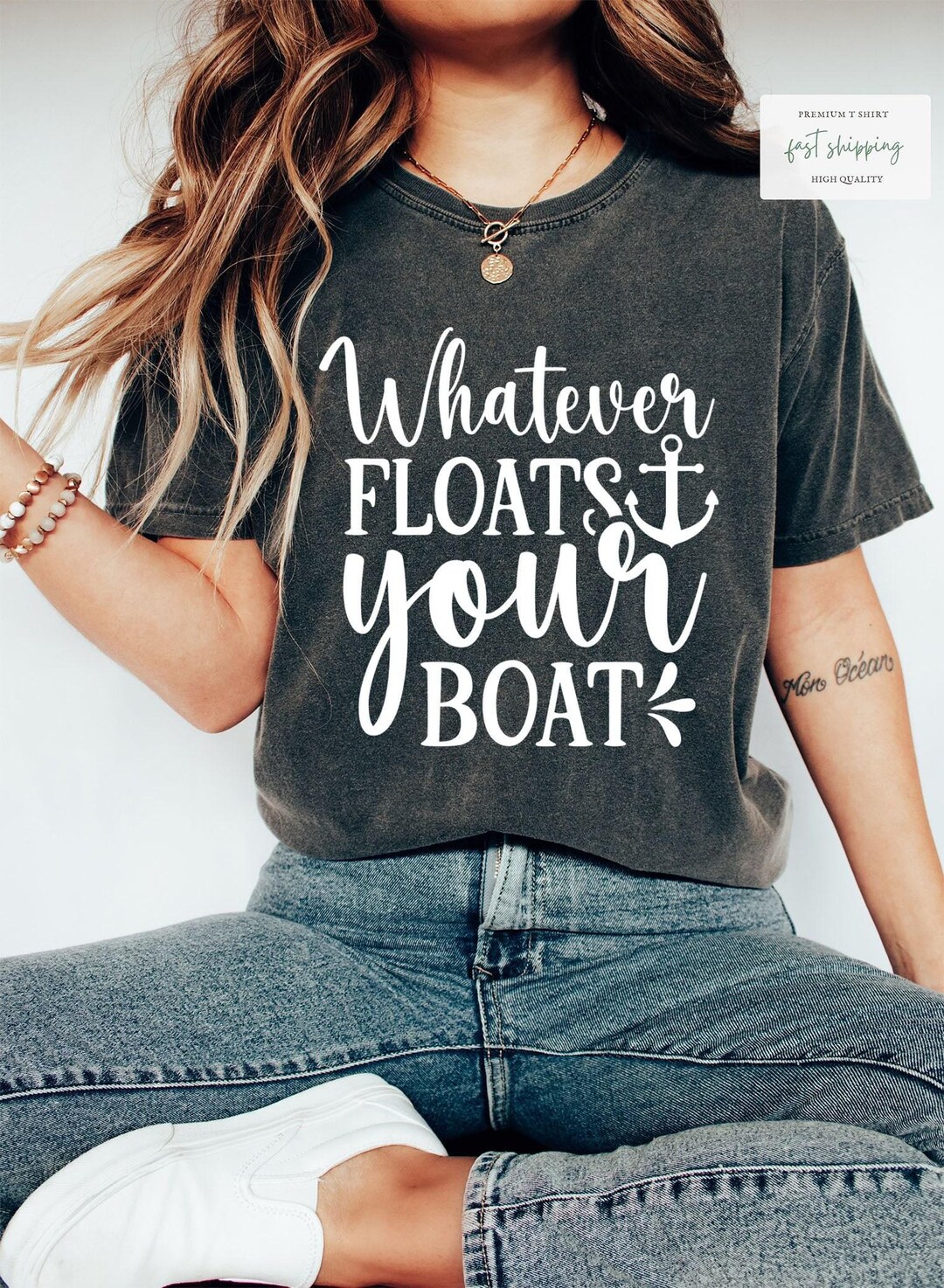 Whatever Floats Your Boat T-shirt - Funny Boating Shirt, Cute and ...