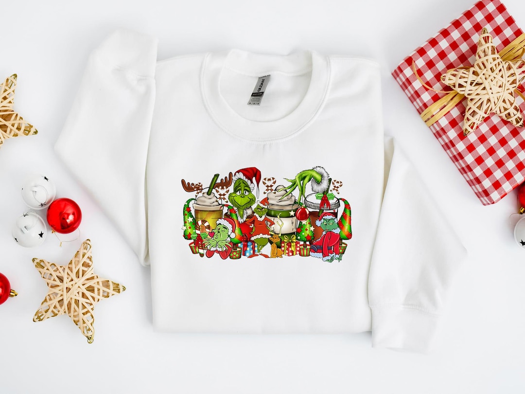 Grinchmas Holiday Sweater, Merry Grinchy Sweatshirt, Christmas Season ...