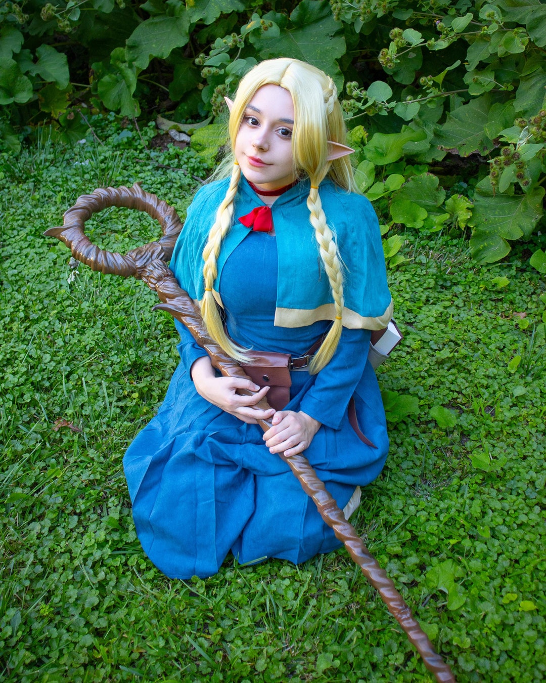 MARCILLE Staff Cosplay Costume DUNGEON MESHI Halloween Game Diy 3d ...