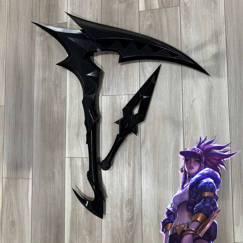 KDA AKALI Set of 2 Kama Kunai Cosplay Costume League of Legends Lol ...