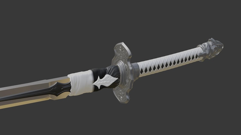 Nier Virtuous Contract 2B/A2 3D Printed Cosplay Sword Kit - Etsy