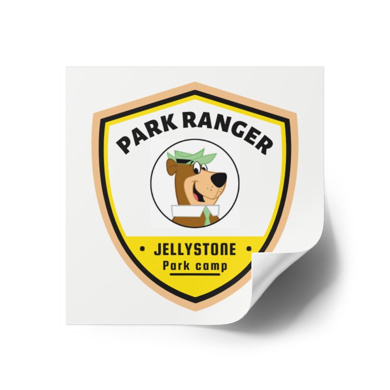 Yogi Bear Park Ranger, Jellystone Park Ranger Sticker - Etsy