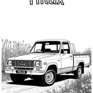 Toyota Cars Colouring Book Digital Download, Unique Cars, 4WD, Supra ...