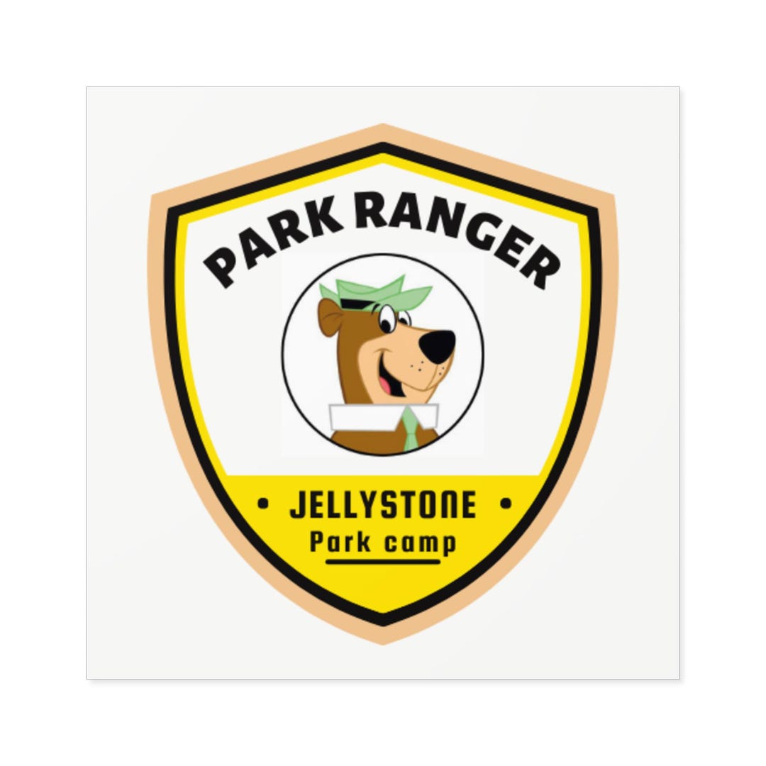 Yogi Bear Park Ranger, Jellystone Park Ranger Sticker - Etsy