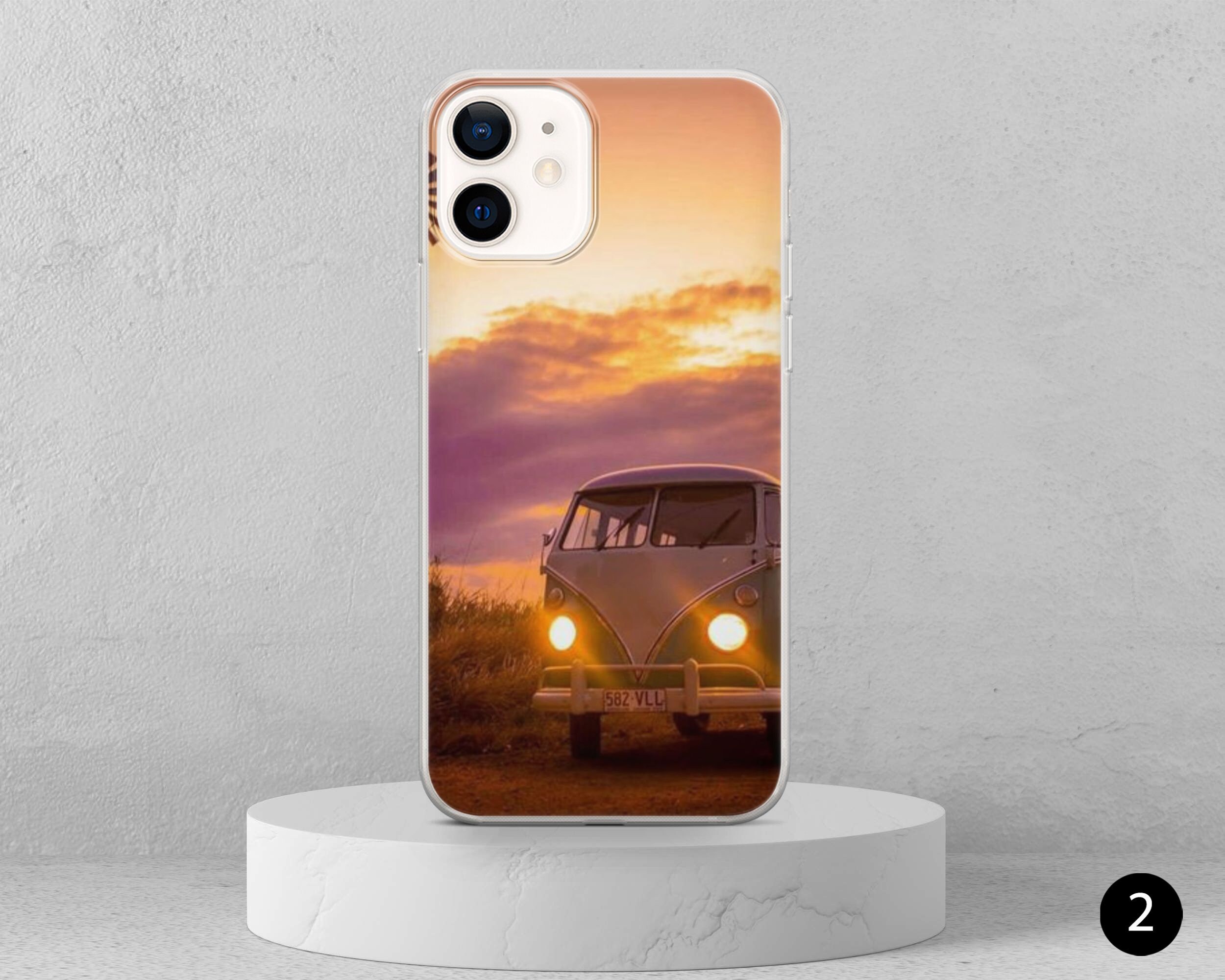 Hippie Bus Phone Case Retro Van Cover for Google Pixel 8A 7 Pro ...