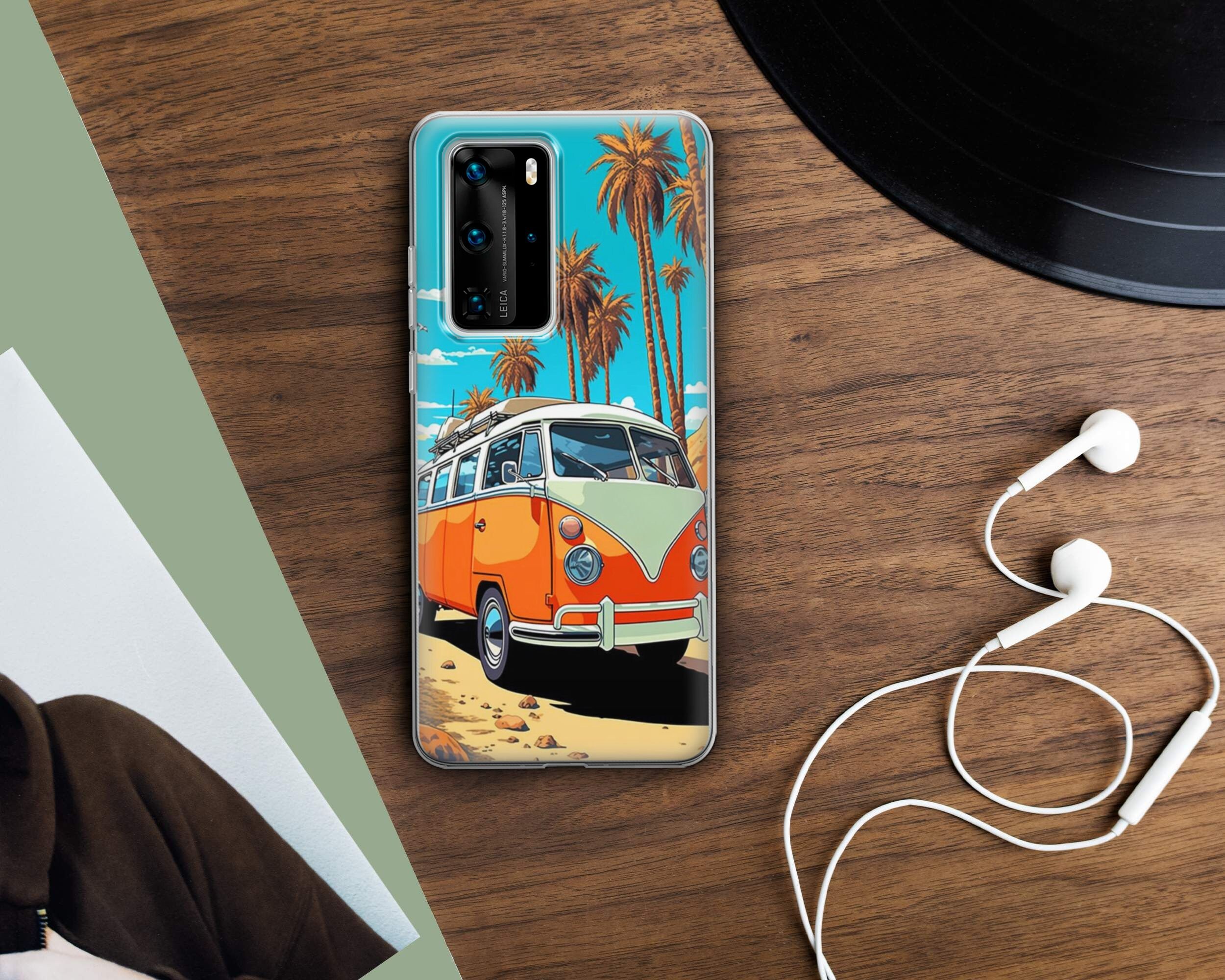 Hippie Bus Phone Case Retro Van Cover for Google Pixel 8A 7 Pro ...