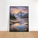 Sublime Mountain Lake Beautiful Mountain Lake Painting, Portrait ...