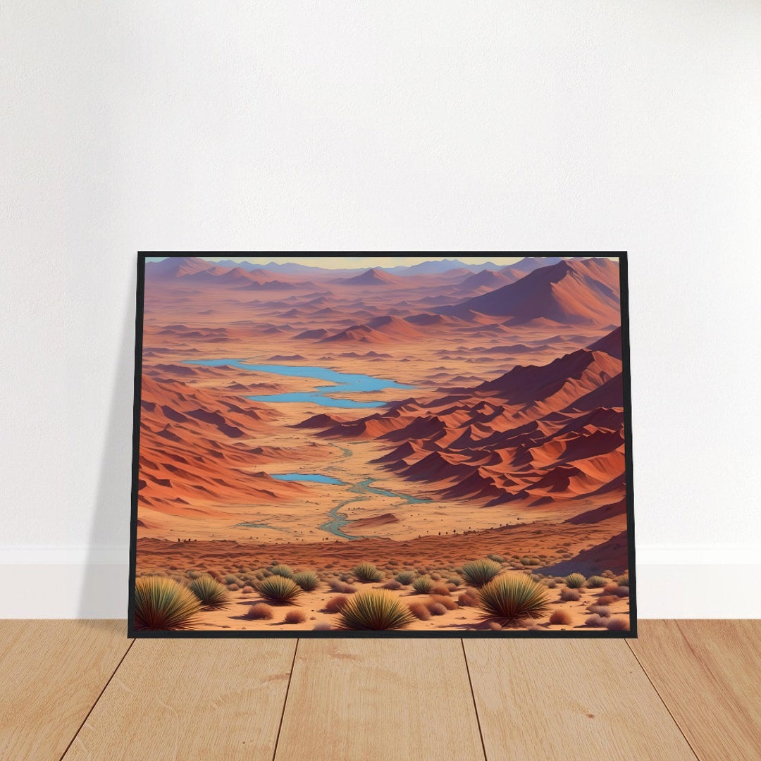 Arid Radiance | Atacama Desert Painting, Landscape Painting, Chile ...