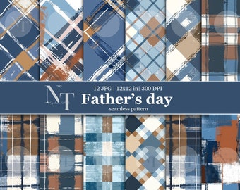 Happy Fathers Day Digital Paper, Dad Seamless Pattern, Fathers Day ...