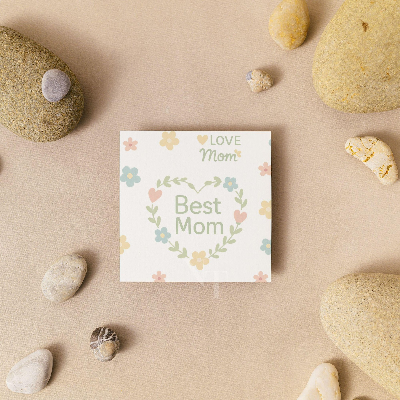 Mothers Day Digital Paper Bundle Pastel Floral Heart Mom Scrapbook ...