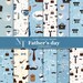 Happy Fathers Day Digital Paper, Dad Seamless Pattern, Fathers Day ...