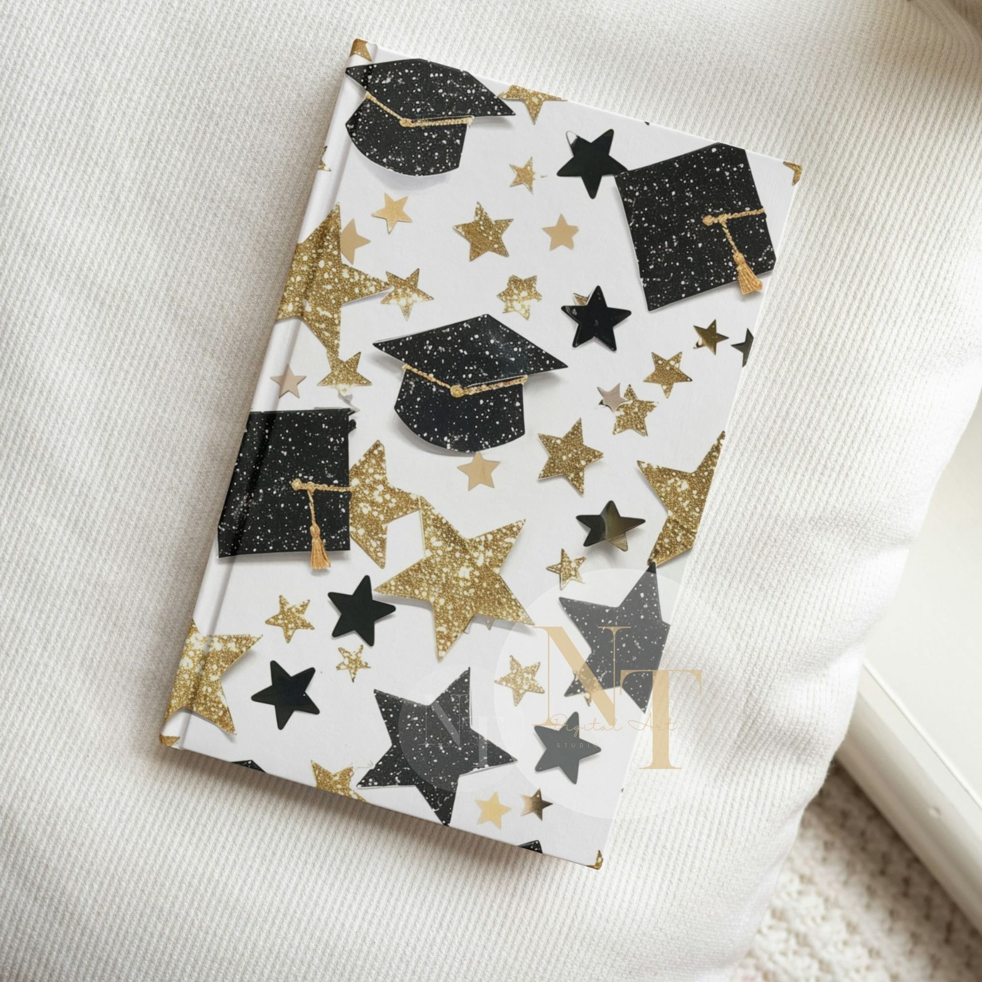 Graduation Digital Paper Seamless Pattern, Class of 2024, Glitter Gold ...