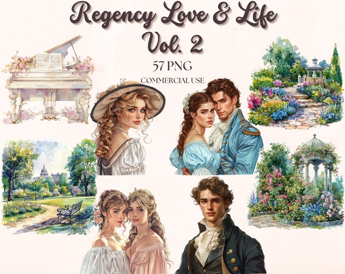 Regency Era Clipart Regency Clipart Victorian Clipart Pride and ...