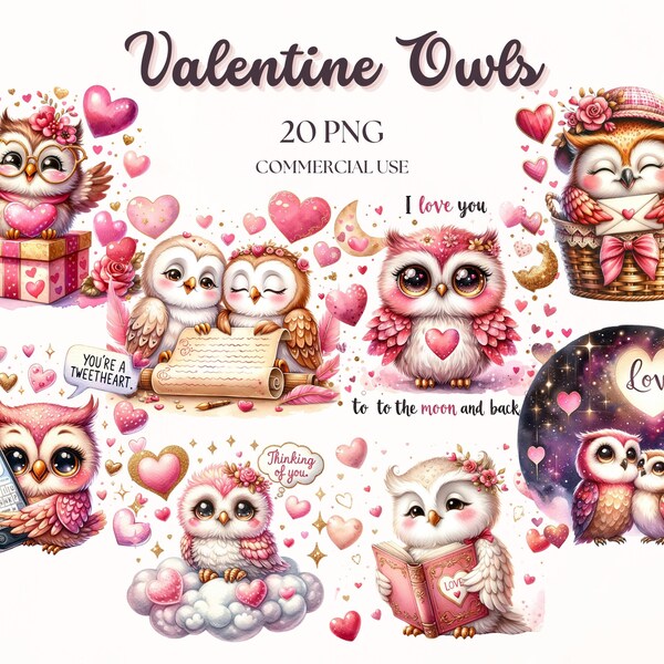 Valentine Owl - Etsy