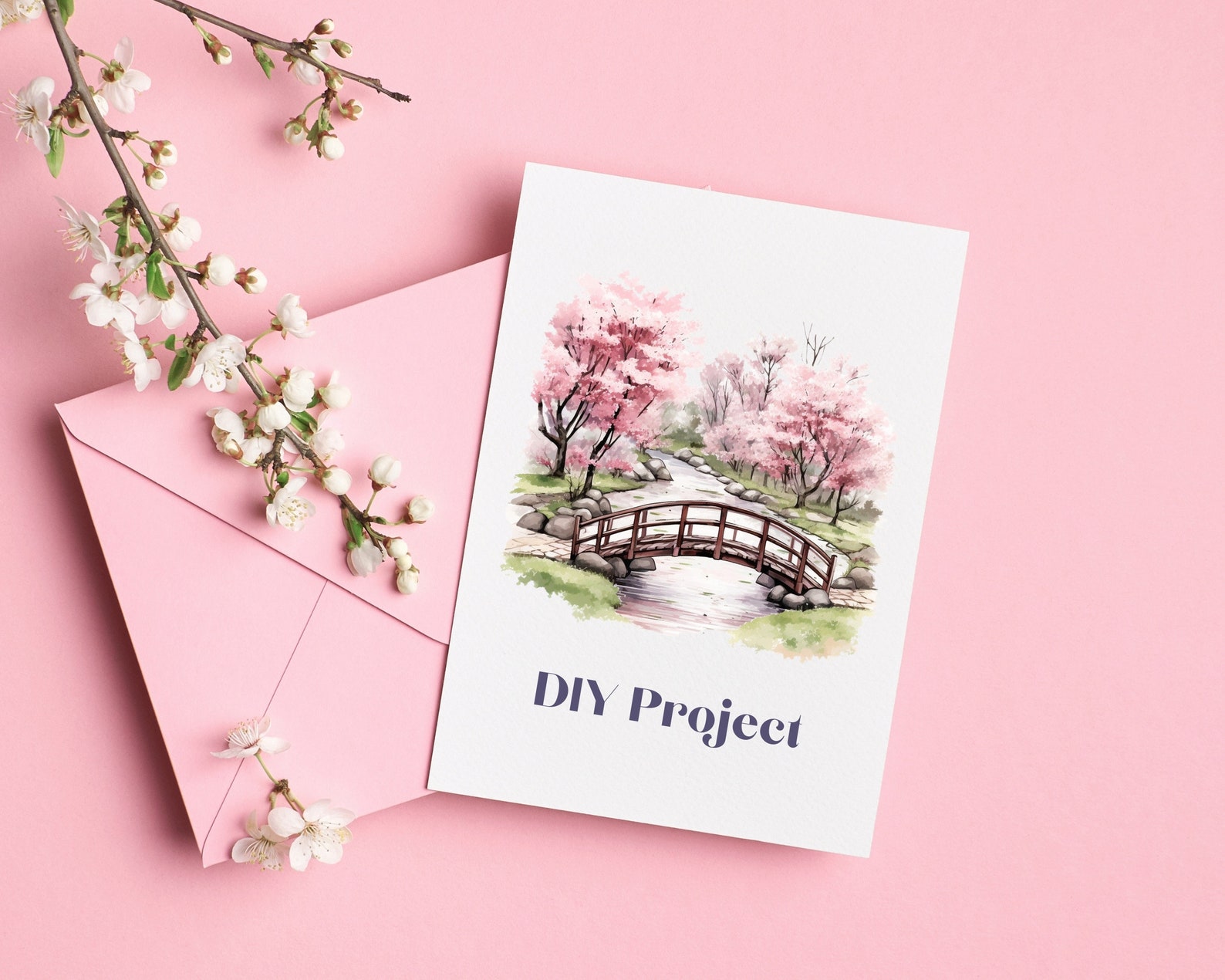 Sakura Watercolor Clipart Bundle: Cherry Blossom Spring Flowers (35 ...