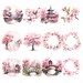 Sakura Watercolor Clipart Bundle, Cherry Blossom Watercolor Clipart ...