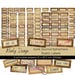 RUSTIC LABELS, Labels for Junk Journaling, Cardmaking, Scrapbooking ...