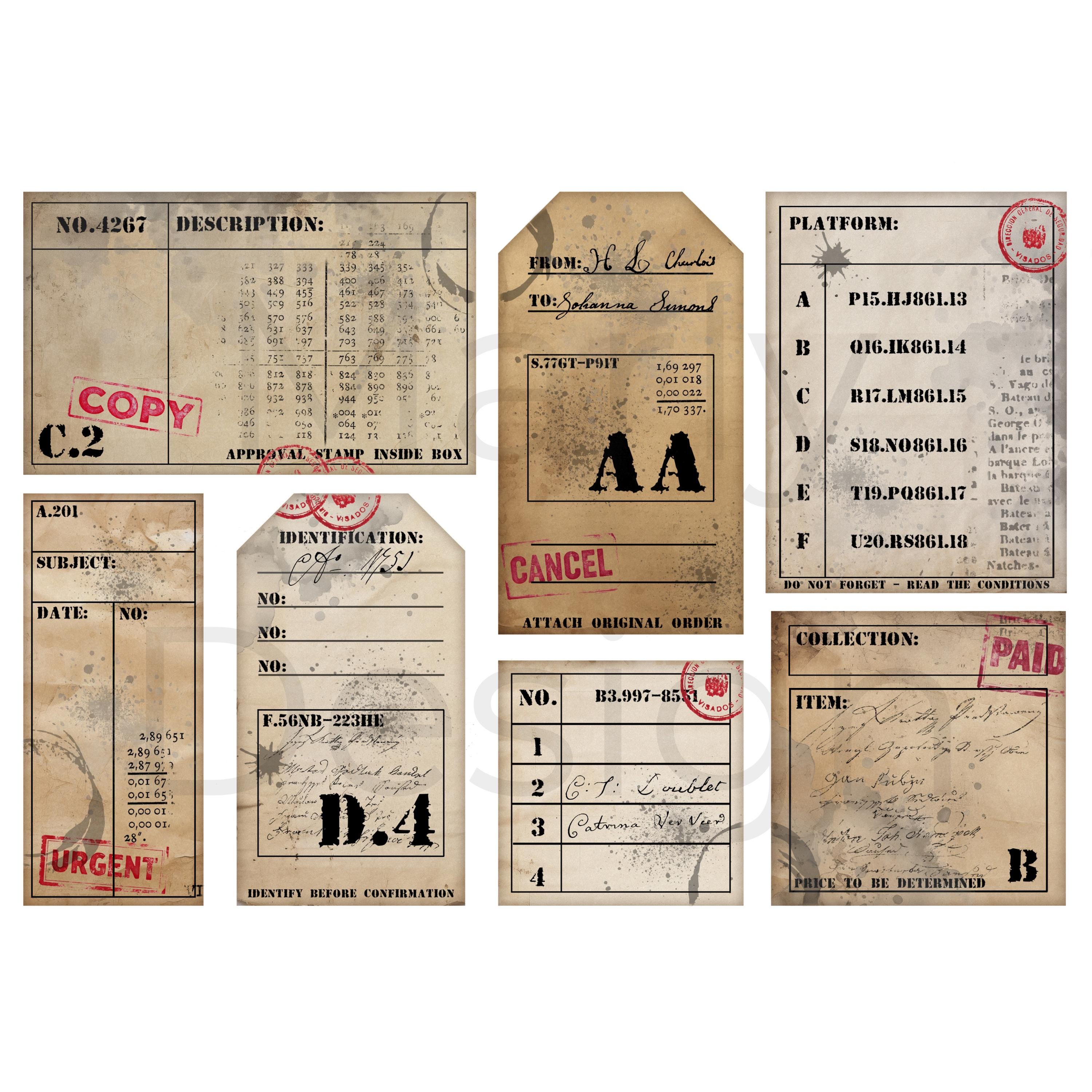 PAPER PATHWAYS PAPERWORK, Vintage Office, Vintage Paperwork, Tags ...